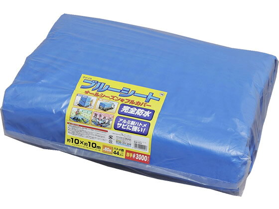 【商品説明】ハトメがアルミ製なのでサビに強くなっています。【仕様】●サイズ（約）：幅10000×奥行10000mm●実際に使用できるサイズ（約）：幅9700×奥行9800mm●約60畳●ハトメ数：44コ（90cm間隔）●材質：本体／ポリエチ...