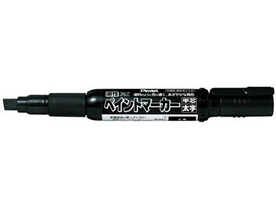 【仕様】金属・ガラス・プラスチック・ゴム・木材・陶器などの筆記に最適。工業用・家庭用に幅広く使用できます。●インキ色：黒●筆記線幅：4〜7mm●インキ成分：油性顔料（ノンキシレン）●機構：ペン先ノック式、キャップ式●不透明・耐水性インキ●太...