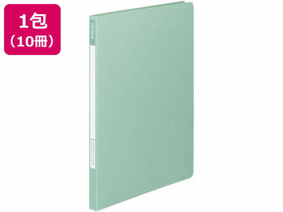 【商品説明】●カラー別に整理・保管することで、書類や情報の多項目分類・月別分類が容易に行えます。【仕様】●注文単位：1包（10冊）●表紙：R−PP●収容枚数：120枚●グリーン購入法適合●GPNエコ商品ねっと掲載【備考】※メーカーの都合によ...