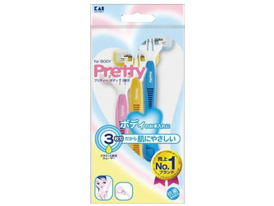 【商品説明】女性使い捨てカミソリ市場売上NO．1ブランド（インテージデータ2012年7月〜2014年6月累計販売金額）。肌に優しい3枚刃でボディのお手入れに最適です。【仕様】●サイズ：21×90 ×190mm●重量：36g●成分(材質）：刃...