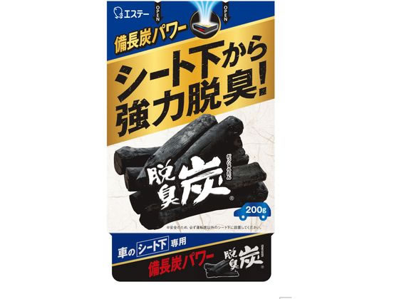 【商品説明】●車内のニオイを強力脱臭。（備長炭＋活性炭）●車内で気になるタバコ臭やエアコン臭などに効く。●ゼリー状の炭が小さくなるので、交換時期がはっきり分かります。【仕様】成分：活性炭・備長炭・無機系脱臭剤【検索用キーワード】エステー　ク...
