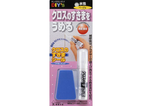 【仕様】●クロスや壁にできたすきまをワンタッチで補修できます。●クロス壁やしっくい壁にできたすきまを簡単に補修できます。●熱膨張剤配合の為、施工乾燥後（表面10分で乾燥・気温20℃）ドライヤーで温めますとより自然な膨らみの凸凹が再生できます...