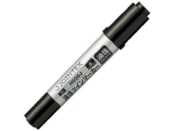 【仕様】●油性マーカー●インク色：黒●本体長：139mm●軸径：20．5mm●線幅：太字＝0．7〜6．0mm、細字＝0．6〜1．2mm●入数：1本●JOINTEXオリジナル【検索用キーワード】じょいんてっくす　ジョインテックスオリジナル　J...