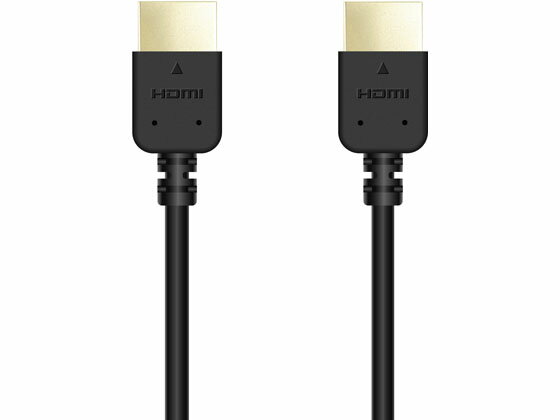 【商品説明】4K2K、3DフルHDに対応した、HIGH　SPEED　with　Ethernet認証済みの　イーサネット対応HIGH　SPEED　HDMIケーブル（カテゴリー2）　です。配線時に取り回しがしやすく、束ねてもクセが残りにくい、や...