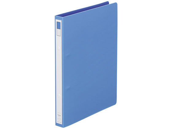 【商品説明】差し替えやすいリング金具。整理分類に便利なカラーバリエーション。使いやすい三角ポケット付き。【仕様】●色：青●サイズ：B5・S型　2穴●外寸法：縦267×横210×背幅27mm●材質：表紙／ポリプロピレン（生地厚1．0mm）、と...