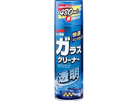 【商品説明】新処方により泡切れ＝拭き切れが抜群です。拭き跡、白っぽいスジも残らず、透明な仕上がりです。内容量も多いのでワゴンなどのガラス面の大きい車にも安心してお使いいただけます【仕様】●内容量：480mL●サイズ：高さ225mm×幅66m...