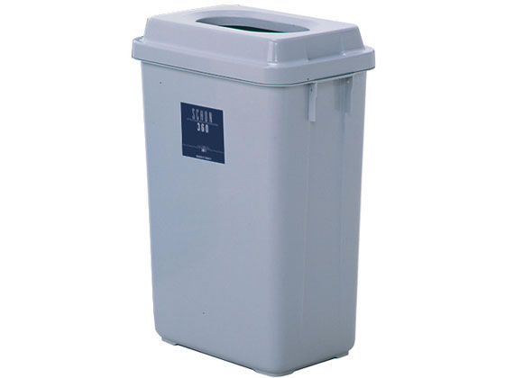 【商品説明】市販の45L用ポリ袋が使用できます。再生ポリプロピレン60％使用【仕様】●材質：ポリプロピレン（再生樹脂）●サイズ：セット時約W385×D278×H556mm、本体のみ約W383×D270×H515mm●規格色：ライトグレー●重...