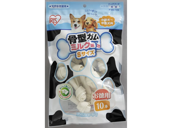 【商品説明】天然牛皮を使用した長く噛めるガムです。嗜好性が良くなるミルクの香りが付いています。訓練・しつけのご褒美やおやつとして最適です。【仕様】●エネルギー：100g当り320kcal●素材／たんぱく質80．0％以上、脂質0．2％以上、粗...
