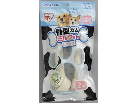 【商品説明】天然牛皮を使用した長く噛めるガムです。嗜好性が良くなるミルクの香りが付いています。訓練・しつけのご褒美やおやつとして最適です。【仕様】●エネルギー：100g当り320kcal●素材／たんぱく質80．0％以上、脂質0．2％以上、粗...