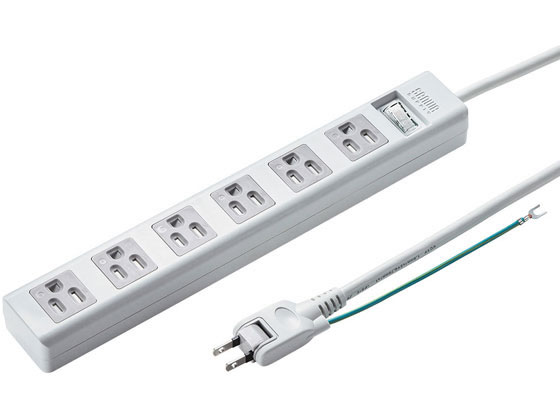 【商品説明】ホコリ防止シャッター付きで、ホコリの侵入を防止します。通電ランプ付きの一括集中スイッチが付いているので、通電状態が一目でわかり、消し忘れ防止でき便利です。裏面にマグネットが付いていますので、スチールのデスクなどに仮固定することが...