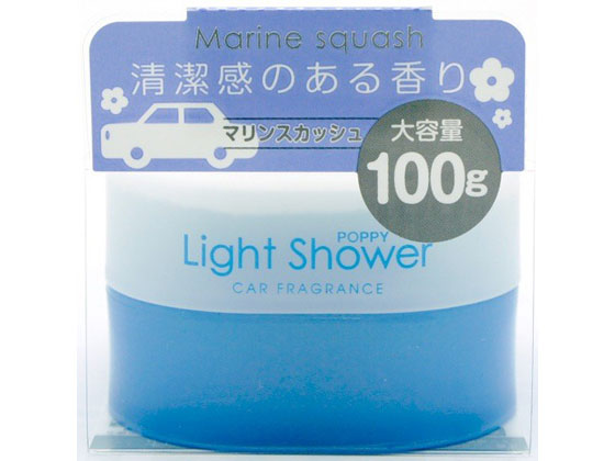 【商品説明】車内空間をほのかに香る微香性タイプの芳香剤です。フレッシュなレモンをおもわせるマリンスカッシュの香り【仕様】●香り：マリンスカッシュ●形状：ゲルタイプ●内容量：100g●使用期限：約2ヶ月●生産国：日本【備考】※メーカーの都合に...