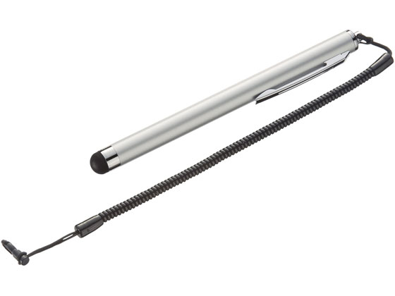 【商品説明】ペン先に柔らかい導電性シリコンゴムを使用しています。柔らかく、快適な操作が可能です。クリップ付きなので、持ち運びに便利です。伸縮可能なカールコードストラップ付きなので持ち運びに便利です。サンワサプライ製液晶保護フィルムを貼った状...