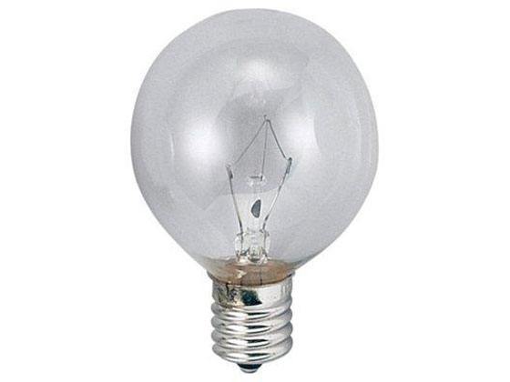 【商品説明】ホワイトタイプはガラス球の内部に特殊なホワイト塗装を塗布した電球で、柔らかな光を演出します。【仕様】●カラー：クリア●消費電力（W）：10●定格寿命（h）：2000●全長（mm）：72●径（mm）：50●口金：E12●本体重量（...