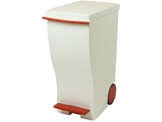 【商品説明】袋止め付。キャスター付。【仕様】●サイズ：約33×47×幅21cm●材質：本体・フタ・キャニスター／ポリプロピレン、ペダル・ロッド・袋止め／ABS樹脂、キャスター外周・取っ手／オレフィン系エラストマー、スチレン系エラストマー、ポ...