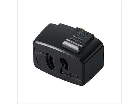 【仕様】●色：ブラック●ライティングダクト用●定格容量：125V15Aまで●材質：ABS樹脂●本体寸法（mm）：約W47×H34×D35●本体重量（g）：約32●PSEマーク取得済【備考】※メーカーの都合により、パッケージ・仕様等は予告なく...