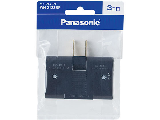 【仕様】●コンセント差し込み口数：3コ口●個装寸法：タテ120×ヨコ90×アツミ14●質量：51g●定格：15A　125V【備考】※メーカーの都合により、パッケージ・仕様等は予告なく変更になる場合がございます。【検索用キーワード】Panas...