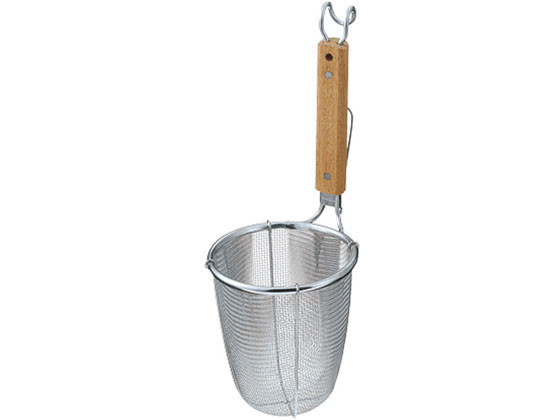 【仕様】●製品サイズ（mm）：140×140×380●生産地：燕三条●材質：網／18−8ステンレス、柄／天然木【備考】※メーカーの都合により、パッケージ・仕様等は予告なく変更になる場合がございます。【検索用キーワード】新越ワークス　シンエツ...