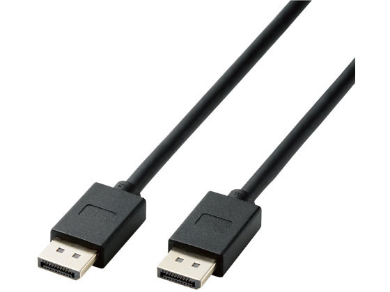 【商品説明】DisplayPort（TM）端子搭載のパソコンなどと、ディスプレイなどを接続し、映像信号と音声信号を伝送できるDisplayPort（TM）ケーブルです。DisplayPort規格Ver1．4認証済みの正規認証ケーブルです。1...