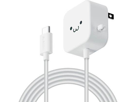 【商品説明】家庭用コンセントからスマートフォンやタブレットなどのUSBType−C（USB−C）コネクタ搭載機器を充電できるAC充電器です。ケーブルクリップが付属し、煩雑になりがちなケーブルを本体に留めておけます。家庭用コンセントからスマー...