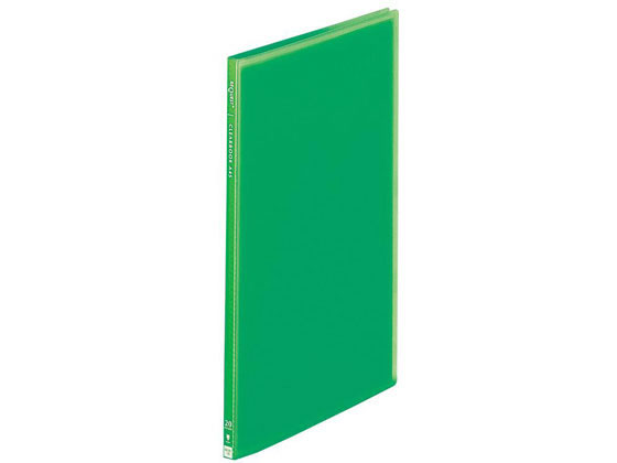 【商品説明】透明生地採用のカラフルなスケルトンタイプのクリヤーブック。中台紙なし・ポケット固定式。目にやさしいエンボス加工ポケット。【仕様】●色：イエローグリーン●サイズ：A4タテ●外寸法：縦308×横228×背幅10mm●材質：表紙／ポリ...