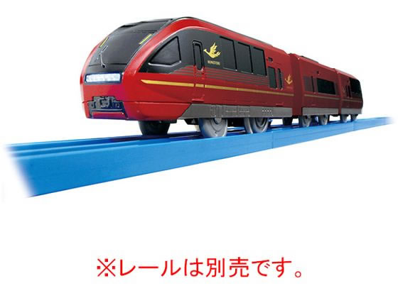 【商品説明】近鉄の名阪特急「ひのとり」がモデル。ハイパワーライト搭載。のせかえシャーシ対応。3両編成でそれぞれ連結・切り離し可能。2スピード・スイッチOFFで手転がし遊び可能。列車カード付。※レールは別売りです。（C）TOMY近畿日本鉄道（...