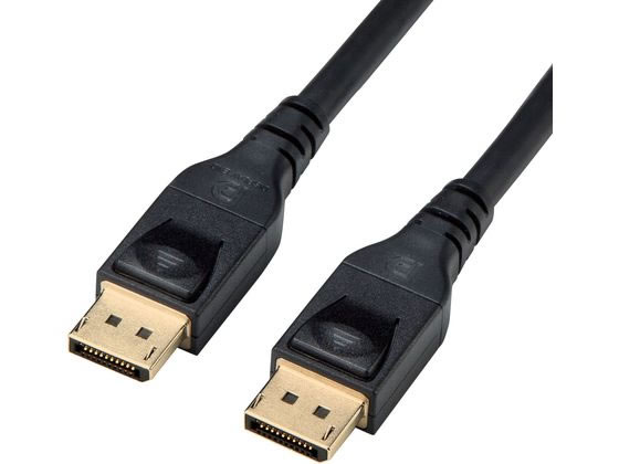 【商品説明】DisplayPortを搭載したパソコンとディスプレイとを接続するケーブルです。DisplayPort規格Ver1．4に対応したケーブルです。HBR3採用により総帯域幅最大32．4Gbps（8．1Gbps×4レーン）をサポートす...