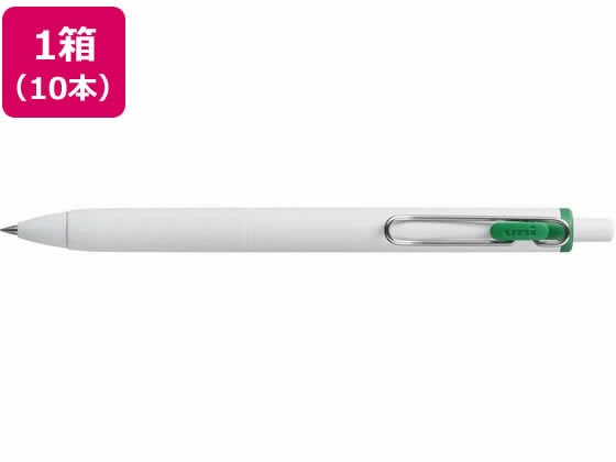 【商品説明】三菱鉛筆のゲルインクボールペン、ユニボールワンは濃く、速乾で裏抜けしにくいインクでくっきり鮮やかな発色のボールペンです。濃く書けるので印象に残りやすい文字や絵が書けます。生活空間に溶け込むオフホワイト軸。新開発「オープンワイヤー...