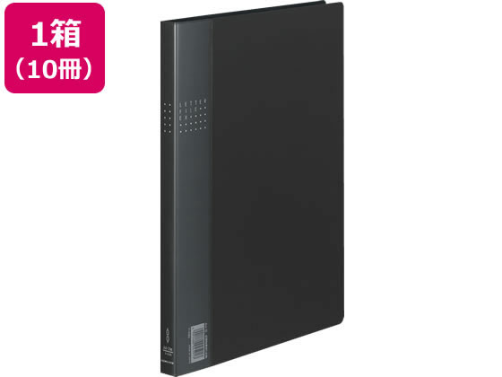 【商品説明】とじ足とレールは、爪で確実にかみ合うので、書類のズレを防ぎます。レールを先端でセットすれば、とじ足が弓状に曲がりますので、抜群の閲覧性と筆記性を発揮します。【仕様】●表紙色：黒●サイズ：A4タテ●外寸法：縦307×横229mm●...