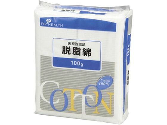 【商品説明】コットン100％使用でソフト【仕様】●内容量：100g生産国：中国商品区分：一般医療機器メーカー：ピップ株式会社広告文責：フォーレスト株式会社　0120-40-4016届出番号：23B3X00006000061●成分【素材】コッ...