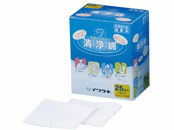 【商品説明】アルミパック滅菌包装【仕様】●内容量：25包生産国：日本商品区分：医薬部外品メーカー：イワツキ株式会社広告文責：フォーレスト株式会社　0120-40-4016●成分【成分】クロルヘキシジングルコン酸塩、精製水、脱脂綿【内容量】1...