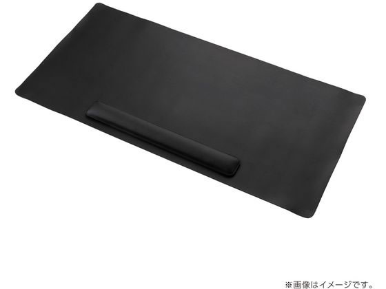 【商品説明】荷重を分散！やわらかクッション。なめらかな肌触り！PUレザー生地。ピタッとずれないノンスリップ加工。自由に配置できるロングリストレスト。【仕様】●サイズ：（マウスパッド）幅：800×奥行き400×高さ1mm、（リストレスト）幅4...