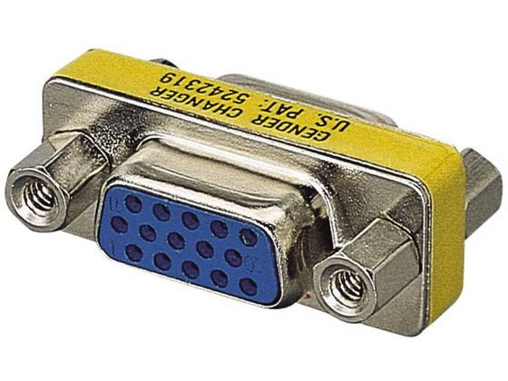 【仕様】●コネクタ形状1：D−Sub15ピン（ミニ）　メス●コネクタ形状2：D−Sub15ピン（ミニ）　メス●ネジサイズ：インチネジ：4−40　（約2．8mm）●使用目的・用途：D−Sub15ピン（ミニ）　オスのコネクターを持つケーブルを延...