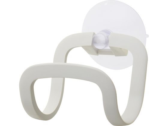 【商品説明】スポンジを斜めに置けて水切れが良く、抗菌剤入りで清潔に使えるスポンジホルダーです。【仕様】●カラー：ホワイト●材質：本体／スチロール樹脂・吸盤／塩化ビニル樹脂●耐熱温度：70℃●耐荷重：200g●サイズ：約65×66×70mm●...