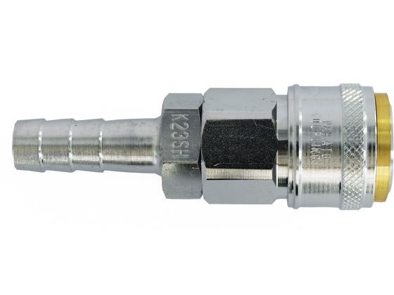 【商品説明】●リングを引く必要のない差し込むだけのワンタッチ式エアソケットです。【仕様】【材質】●本体：鋼鉄【仕様】●適用流体：空気●最高使用圧力（MPa）：1●ホース口外径（mm）：11【備考】※メーカーの都合により、パッケージ・仕様等は...