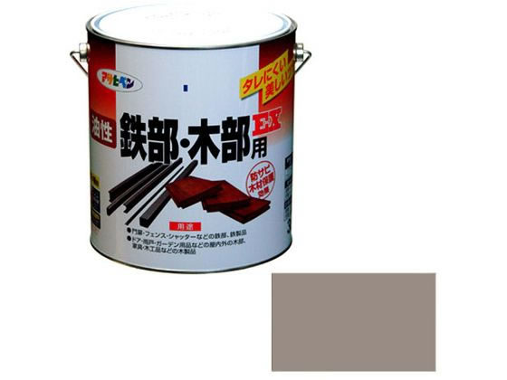 【商品説明】●タレにくいので大変塗りやすく、きれいに仕上がります。●サビドメ剤を配合していますので、サビの発生を防ぎます。●日光や雨に強く、美しいツヤのある合成樹脂調合ペイントです。●消防法上の非危険物。（指定可燃物）●【用途】適した場所：...