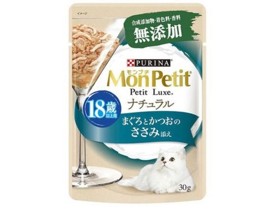 【商品説明】着色料・香料無添加、合成添加物も不使用のナチュラルパウチ。18歳以上にやさしい極小やわらかフレーク。【仕様】●一般食●パウチタイプ●原材料：魚介類（かつお、まぐろ、フィッシュエキス）、肉類（ささみ、チキンパウダー）、フィッシュオ...