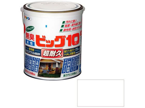 【商品説明】●特殊フッ素樹脂、反応硬化型シリコン変性アクリル樹脂、紫外線劣化防止剤（HALS）の相乗効果により、汚れにくく、耐久性が格段にすぐれた高性能塗料です。●白系塗料には自動車用塗料にも使用されている高性能二酸化チタンを使用しています...