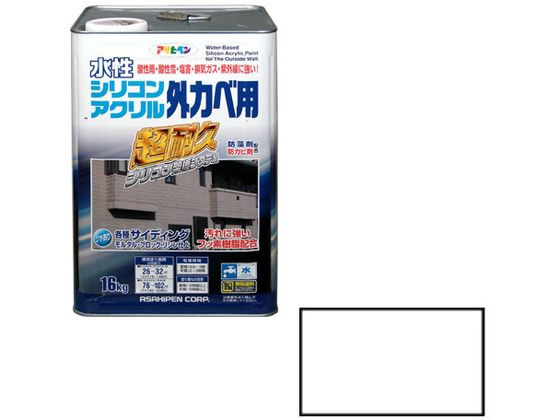 【商品説明】●特殊フッ素樹脂、シリコン架橋システム及び紫外線劣化防止剤（HALS）の相乗効果により汚れにくく、耐久性が格段に優れた高性能塗料です。●防カビ剤・防藻剤の配合により、長期間カビ・藻（モ）・コケの発生を防ぎます。●厚塗りしてもタレ...