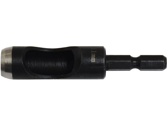 【商品説明】●6．35mm六角軸で、ドリルドライバに取り付けて使用できます。●電動工具の回転力を利用するため、効率よい穴あけが可能です。【仕様】【材質】●本体：機械構造用炭素鋼【仕様】●サイズ（mm）：11●シャンク径（mm）：6．35●シ...