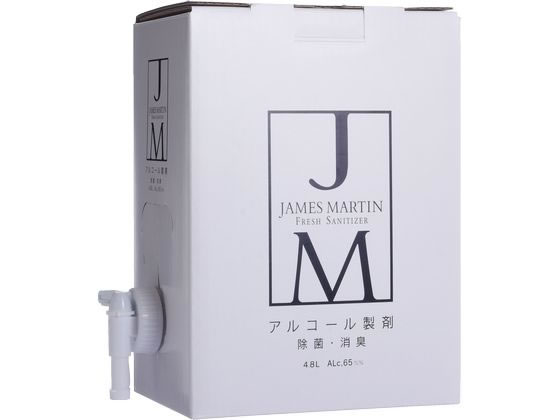 【商品説明】除菌・消臭用アルコール製剤ジェームズマーティンフレッシュサニタイザーは、エタノールにグリセリン脂肪酸を加え、さらにリンゴ酸を配合しphを弱酸性にすることで除菌力・抗菌力をアップ。消臭に対する試験結果でも優れた効果を実証。食品成分...