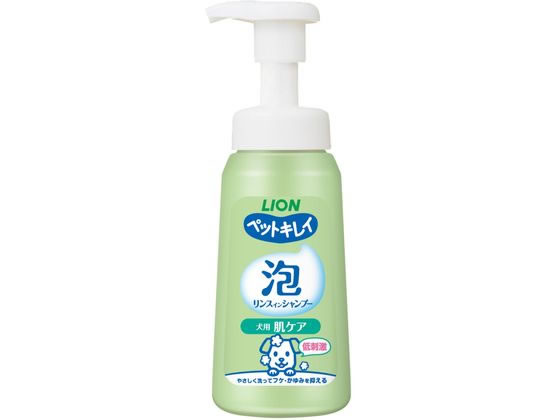 【商品説明】泡で出るから液だれしにくく、顔まわりも洗いやすい。洗浄成分の100％が植物生まれ。うるおい成分ソルビトール配合。皮ふ・被毛のうるおいを残しながら洗える。ふんわりなめらかな仕上がり。弱酸性・無着色。やさしいナチュラルグリーンの香り...
