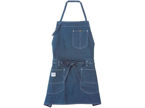 【商品説明】深さのある左右腰ポケットやトーション等かけられるループを付け、便利で使い勝手のよい仕様に。【仕様】●素材：ストレッチデニム（綿80％、ポリエステル20％）●2WAY仕様●左右腰ポケット●胸ポケット●サイドループ付き●ベルトループ...