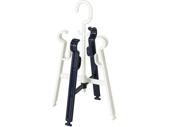 【商品説明】竿などに吊るして、日当たりの良い場所に置いて、2WAYで使える仕様です。縦長設計でスペースを取らずに使えます。レインブーツや上履き干しにも便利です。折りたたんでコンパクトに収納できます。【仕様】●サイズ：使用時／幅約21×奥行約...