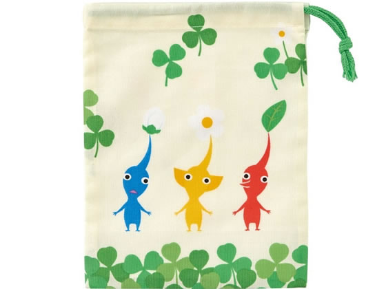 【商品説明】小物やお菓子など細々したものを入れるのにも便利です。【仕様】●絵柄：ピクミン●サイズ：20．5×14．8cm●重量：14g●材質：綿100％●日本製【備考】※メーカーの都合により、パッケージ・仕様等は予告なく変更になる場合がござ...