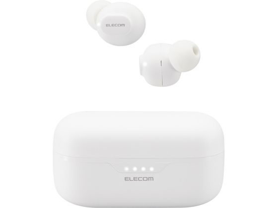 【商品説明】●装着時も収納時もコンパクトなBluetooth（R）完全ワイヤレスステレオヘッドホンです。　●マットな質感で肌触りもよく、手に馴染むデザインです。シックなモノトーンの「ホワイト」「ブラック」と、トレンドのくすみカラーが「ピンク...