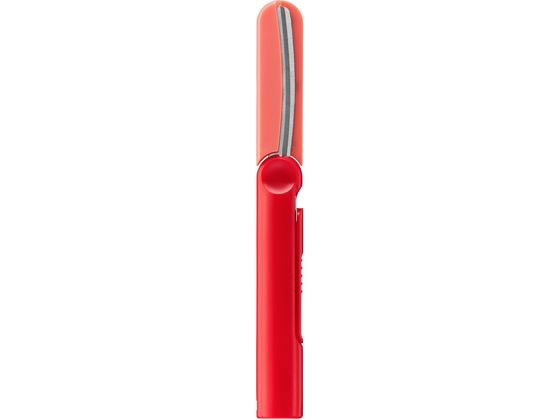 【商品説明】キャップレス仕様で、外出先でも簡単操作！ポーチやペンケースの中身を傷つけないブレードカバー。携帯する際に不意に刃が開かないセーフティロック付。根元から刃先までサクサク切れる！刃の開き角度が常に一定の　ベルヌーイカーブ刃。ワンタッ...