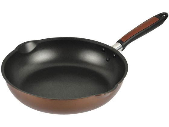 【商品説明】ふっ素樹脂コーティング。注ぎやすい両口付き。IH・ガス火オール熱源対応。【仕様】●サイズ：約全長490×幅315×高さ95mm●重量：約703g●材質：本体：アルミニウム合金、はり底：ステンレス鋼、取っ手：フェノール樹脂（耐熱温...