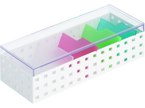 【商品説明】仕切り板や見出し板を使用し、細かく分類できるカードケース。フタの上にもスタッキング可能。斜めに傾けて取り出しやすくしたりもできます。名刺（約）500枚収納可能。仕切り板1枚付・見出し板4枚付。【仕様】●カラー：ホワイト／ミックス...