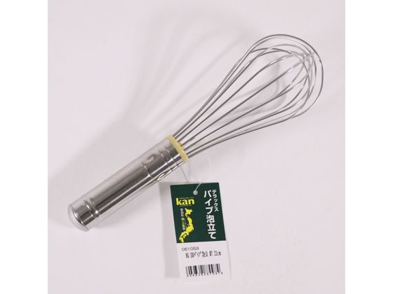 【仕様】●サイズ：全長×柄長mm：210×90●材質：18−8ステンレス●生産地：日本【備考】※メーカーの都合により、パッケージ・仕様等は予告なく変更になる場合がございます。【検索用キーワード】かんだ　カンダ　泡立て　あわだて　アワダテ　6...