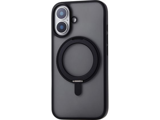 【商品説明】●磁力装着タイプのワイヤレス充電器に対応した“MAGKEEP”シリーズ。側面には弾力性のあるTPU（熱可塑性ポリウレタン）素材を、背面には強じんで透明度の高いポリカーボネート素材にスタンドを装着させた、ハイブリッドケースです。●...